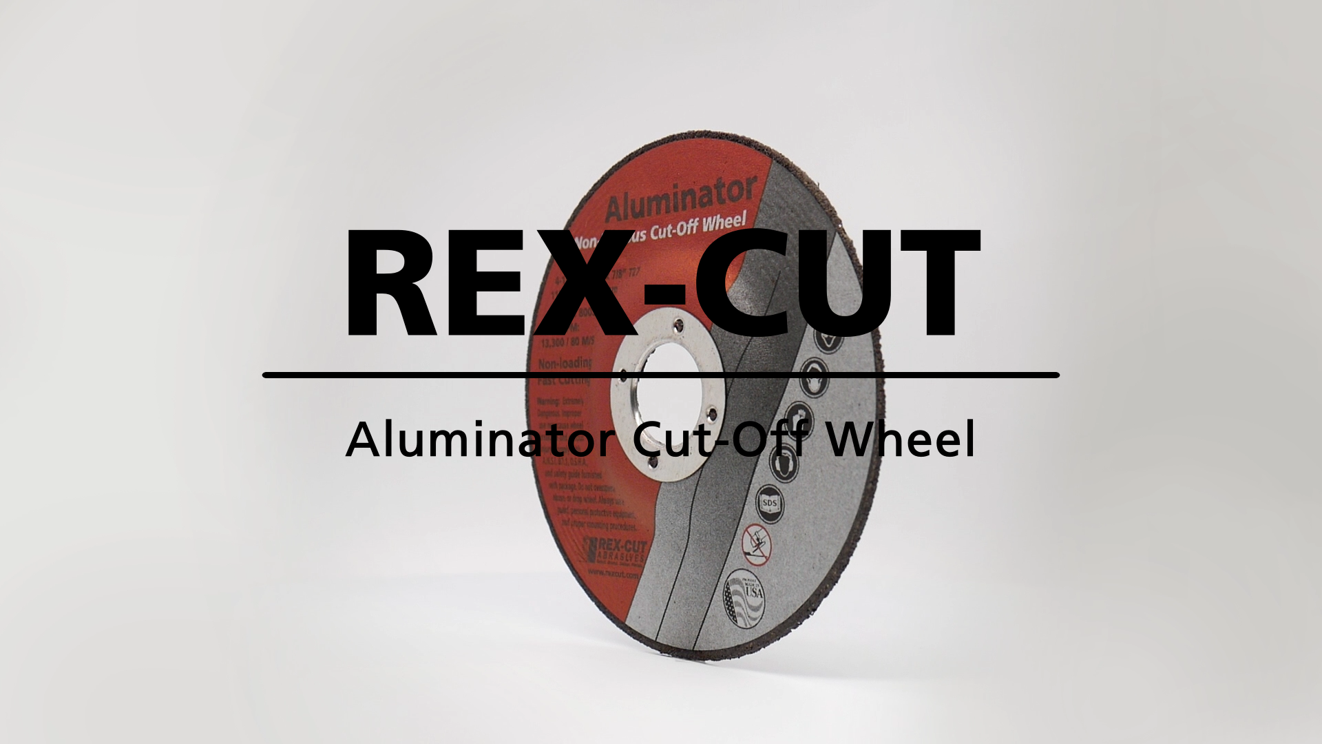 Aluminator Cut-Off Wheel: Quickly Cuts Aluminum without loading.
